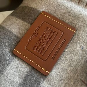 Coach | Accents | Authentic Coach Woolblend Throw Blanket In Classic ...